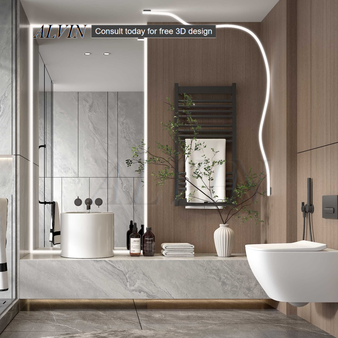 Custom Wall-Mounted Bathroom Vanities | Tailored Style