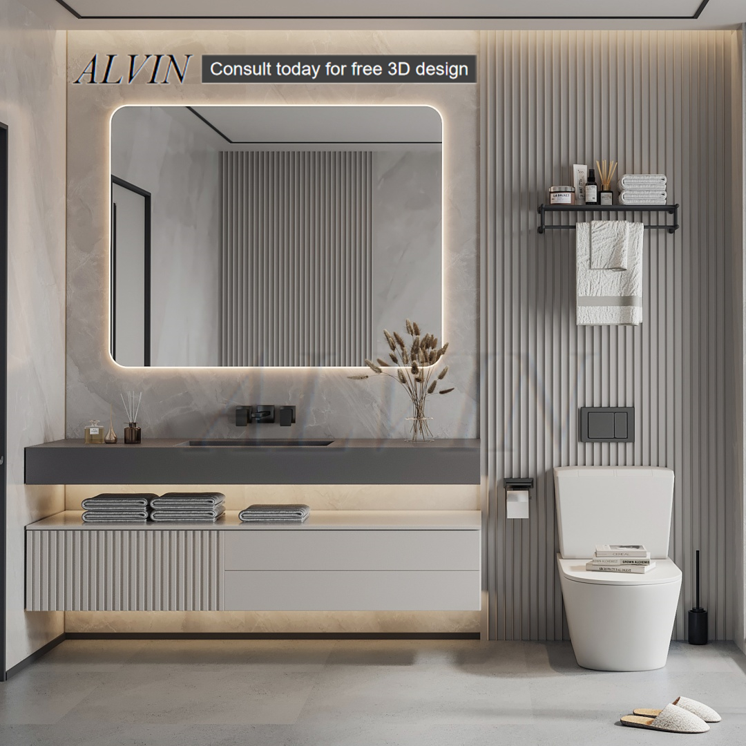 Modern Wall-Mounted Bathroom Storage Solutions | Design